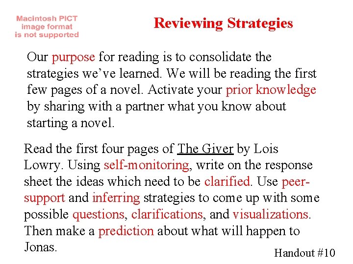 Interactive Reading day 2 a reading comprehension training