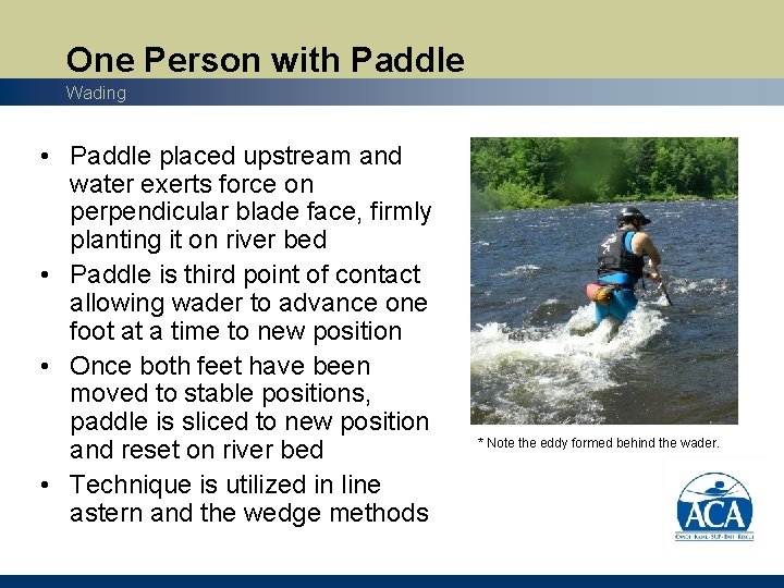 Getting Where You Need to Be Wading Presenter