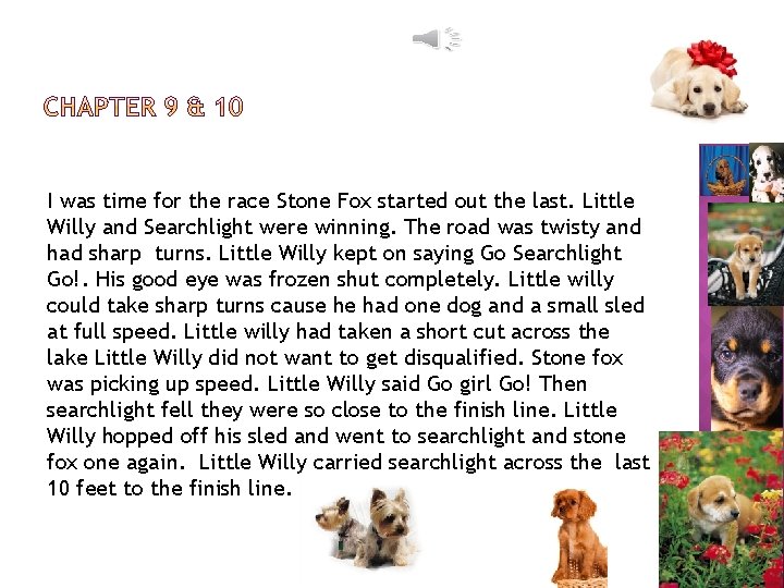 Stone fox By Reynolds Gardiner Chapters 12 Grandpa