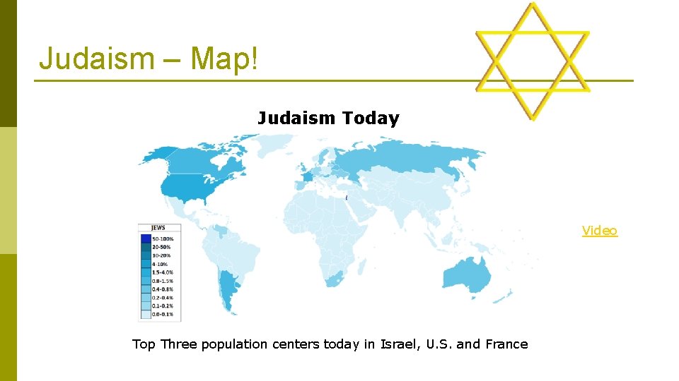 The Five Major World Religions Judaism Brief History