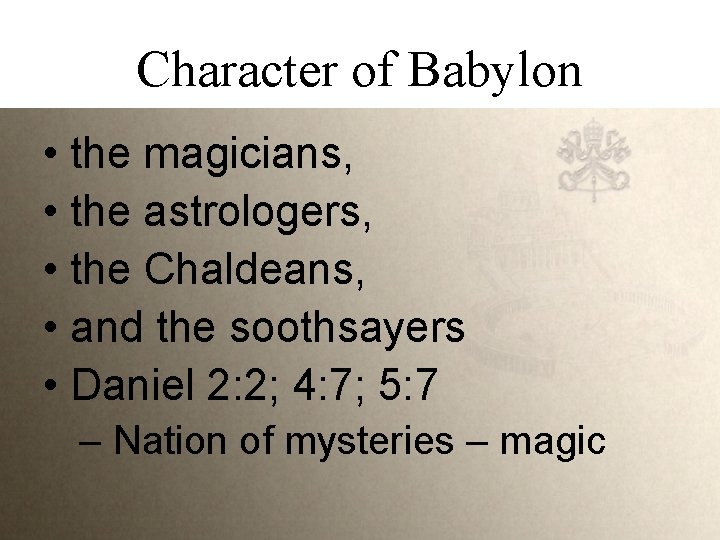 Identifying Babylon From Genesis Daniel Overview The origins