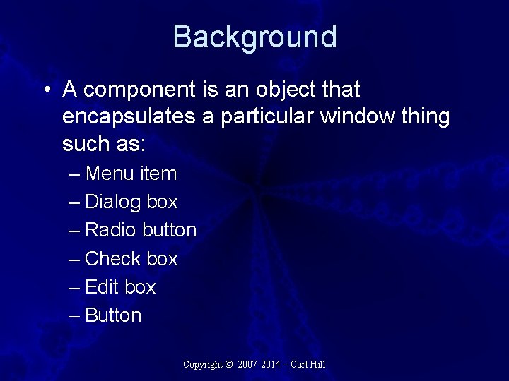 Building Windows Applications in wx DevC Copyright 2007