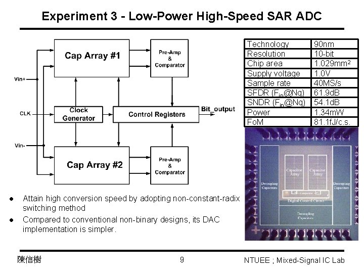 2011 CMOS PowerAware HighSpeed ADC in Deep Submicron