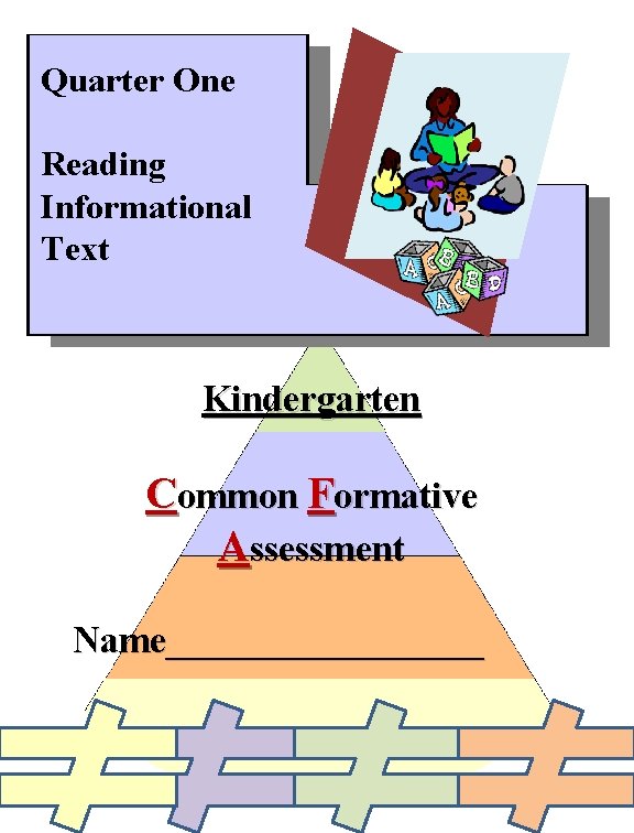 Quarter One Reading Informational Text Kindergarten Teacher Directions
