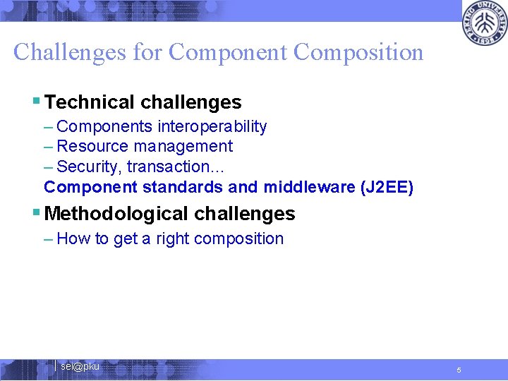 Software Engineering Institute Peking University An Architecture Based