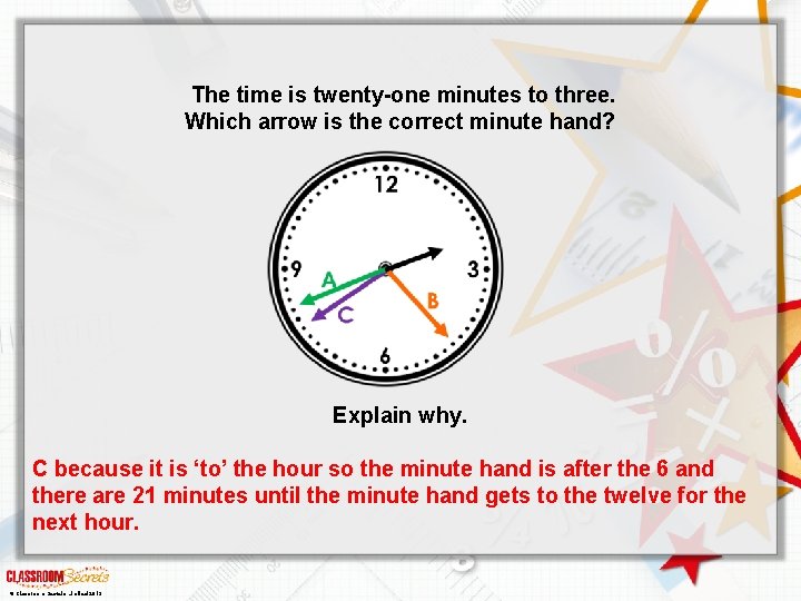 Telling the Time to the Minute Classroom Secrets