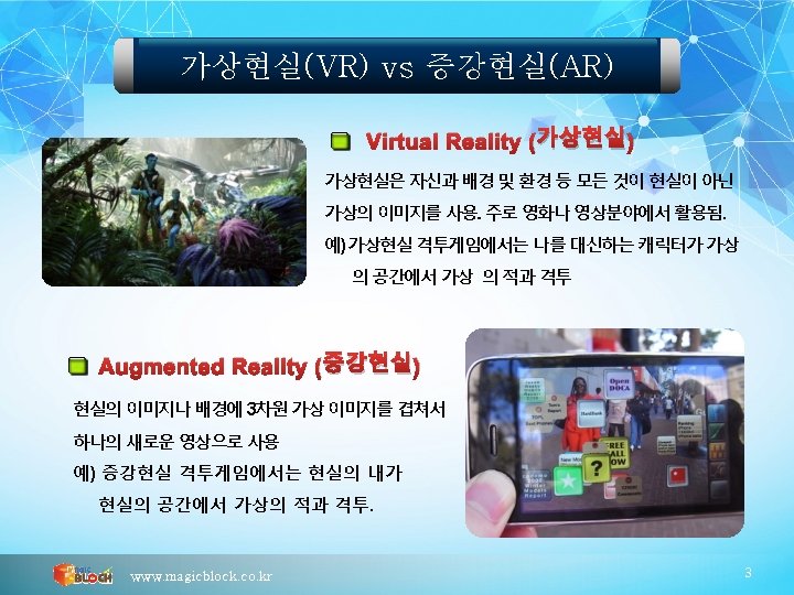 VR Virtual reality cardboard 3 D www magicblock