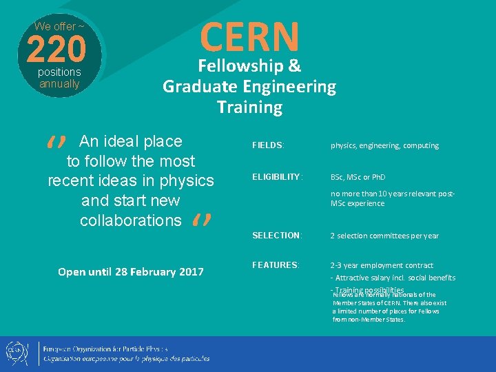 CERN Probably one of the most incredible experiments