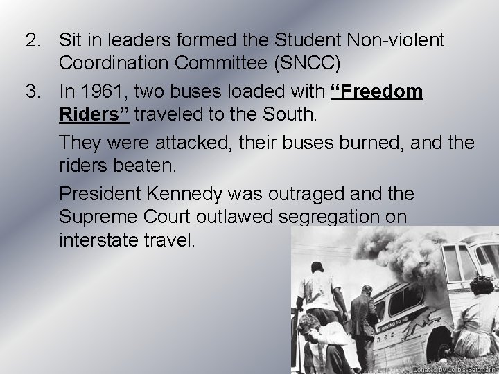 Notes The Civil Rights Movement The Beginning of