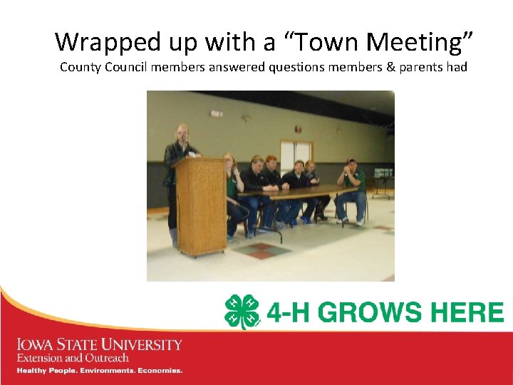Using Themes for New 4 H Member Orientation