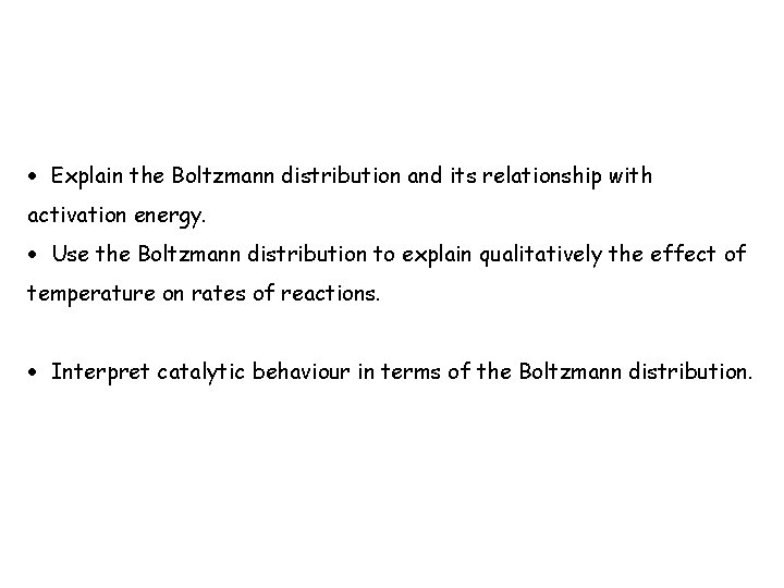 RATES OF REACTION Students should be able to