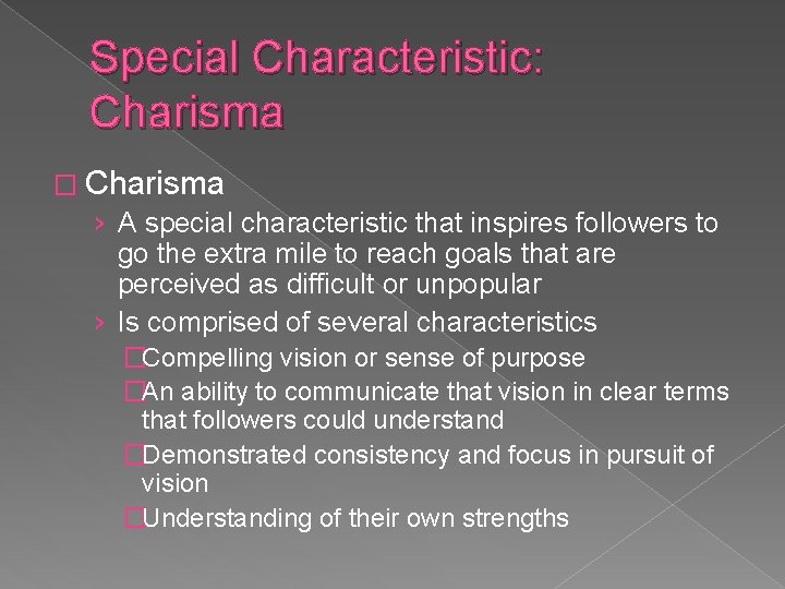 Chapter 11 Influencing Others Understanding Leadership The ability