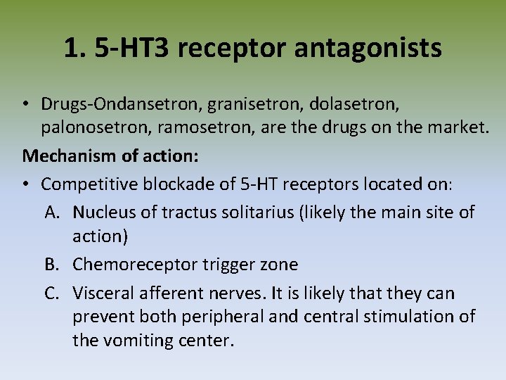 Antiemetics and pro kinetics Dr Syed Md Basheeruddin