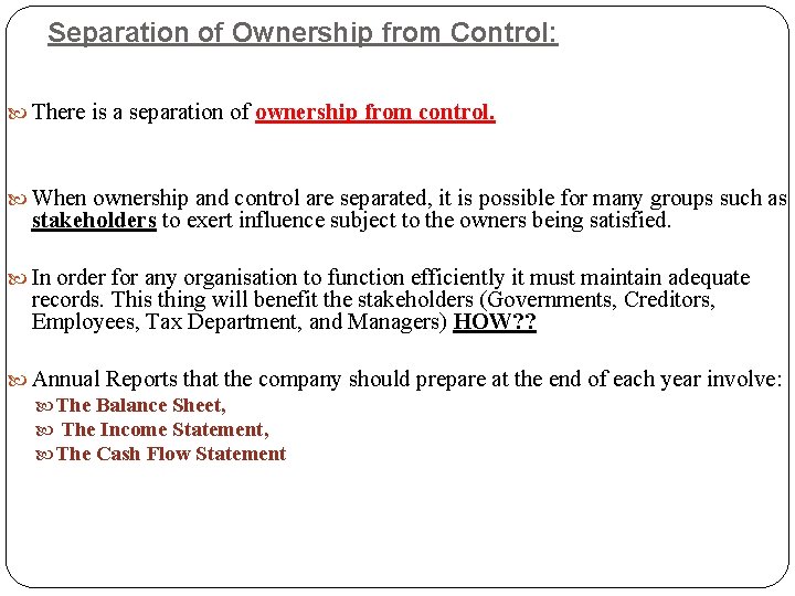 Chapter Five Organisations Firms Goals and Objectives In