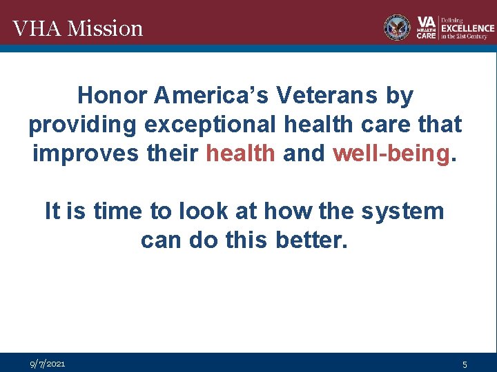 A Pivotal Transformation for Health Care Bonnie Graham