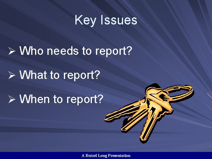 The TREAD Act Early Warning Reporting and What