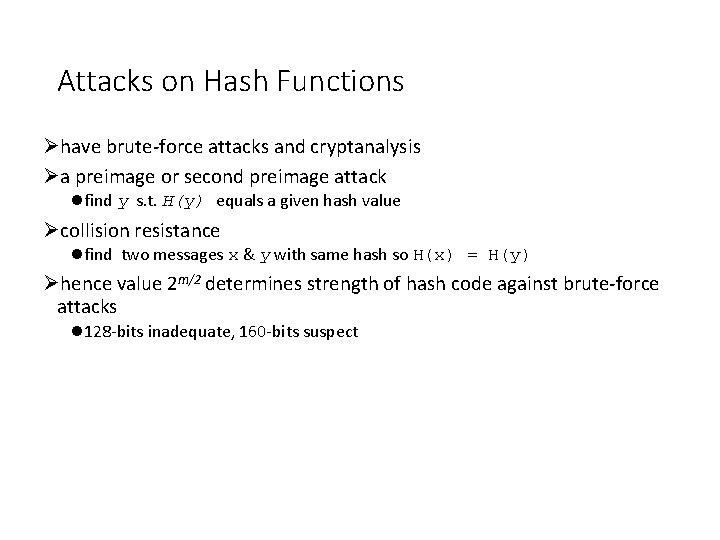 Lecture 3 Message Authentication Modified version based on