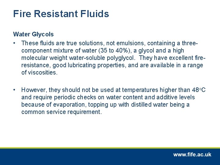 Basic Physical Principles of Hydraulic Fluids SPEO 0220