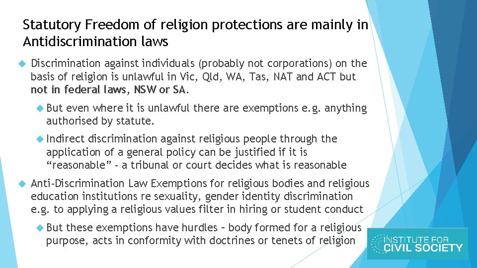 Protecting Freedom of Religion and Belief in Antidiscrimination