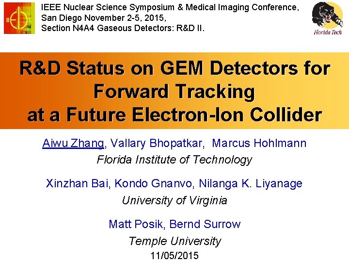 IEEE Nuclear Science Symposium Medical Imaging Conference San