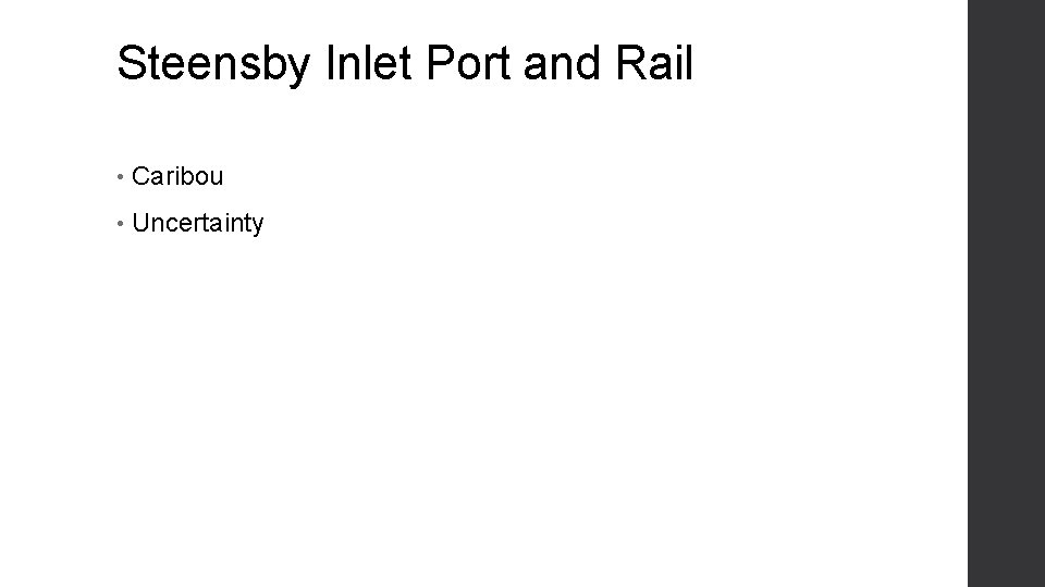 Presentation to NIRB final fearing for the proposed