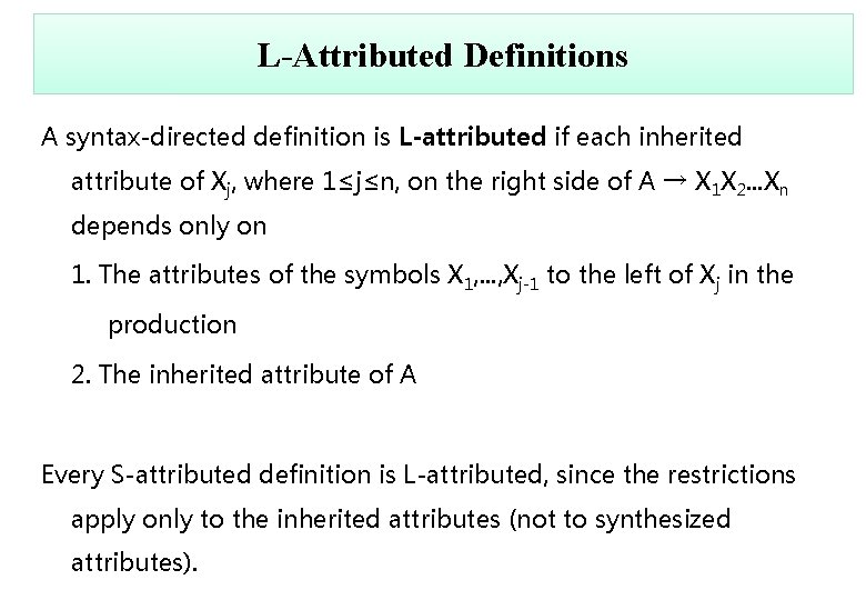 SyntaxDirected Translation 1 SyntaxDirected Translation 2 ...