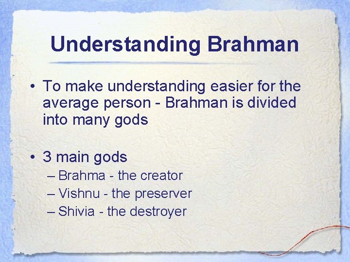 Hinduism Religions of South Asia Background Information Developed