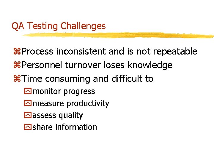 Applied Testing and Technology Webbased Test Management for