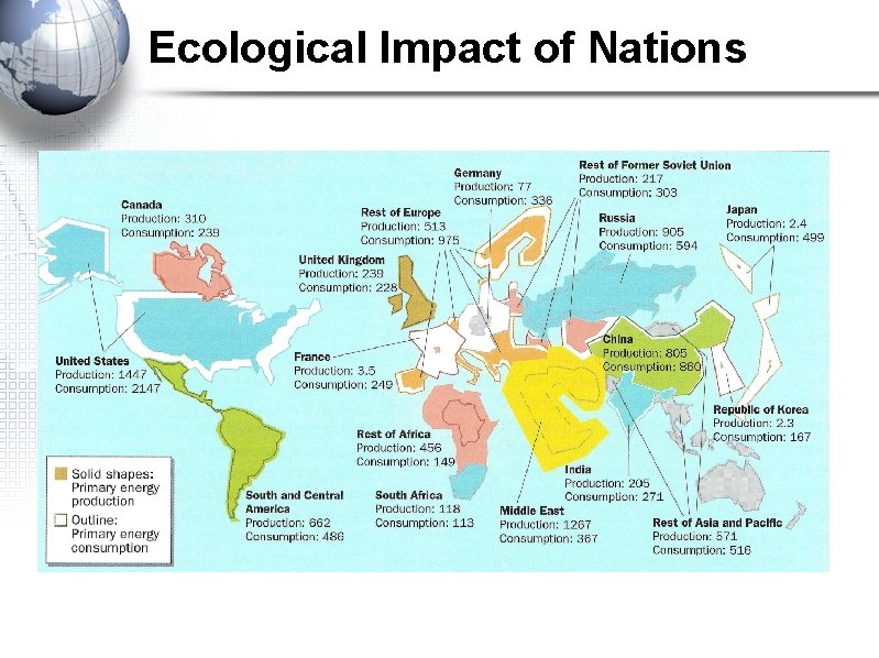 Ecological Footprint Geography of Canada www Craig Marlatt
