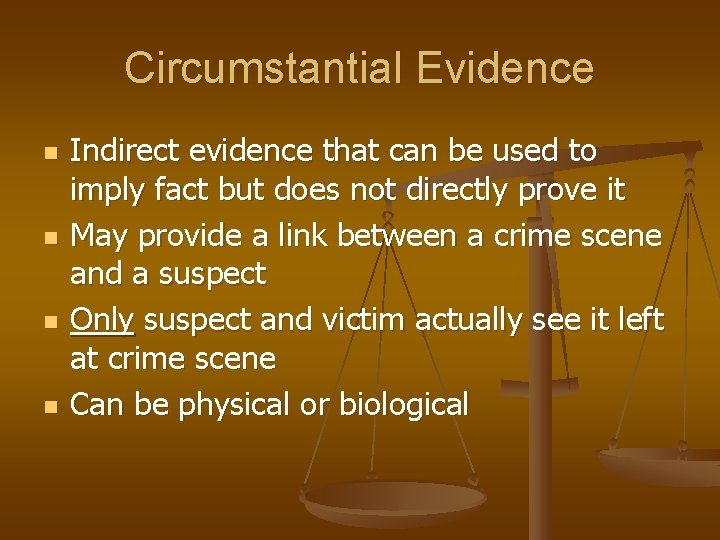 The Crime Scene Locards Principle n n n