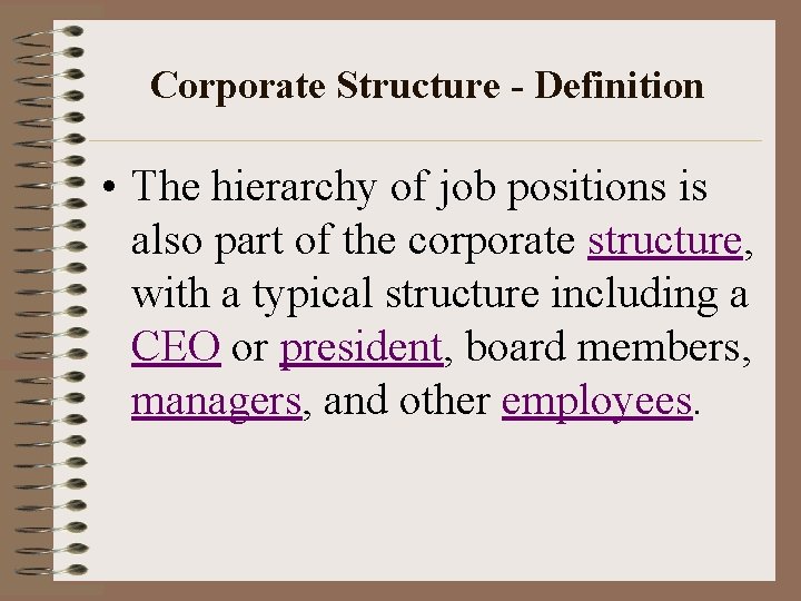 BUSINESS ORGANIZATIO NS Types of Firms Sole proprietorship