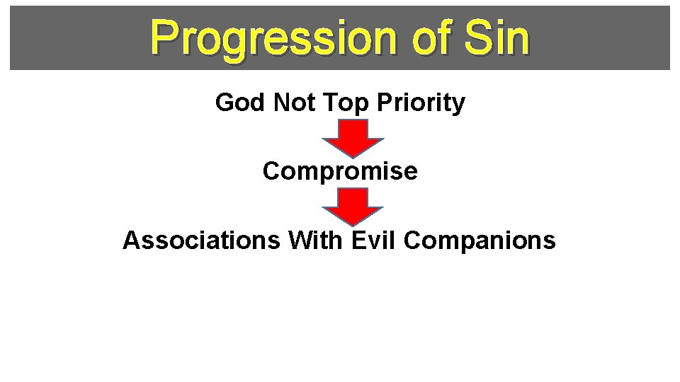 One Sin Leads to Another 1 Kings 21