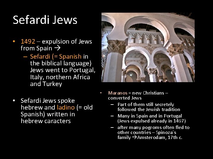 Sefardi Jews and Maimonides Judaism in Middle Ages