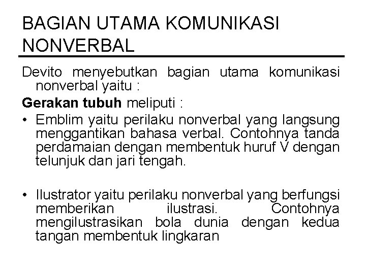 MODUL 14 BAHASA TUBUH DAN BAHASA NONVERBAL LAIN