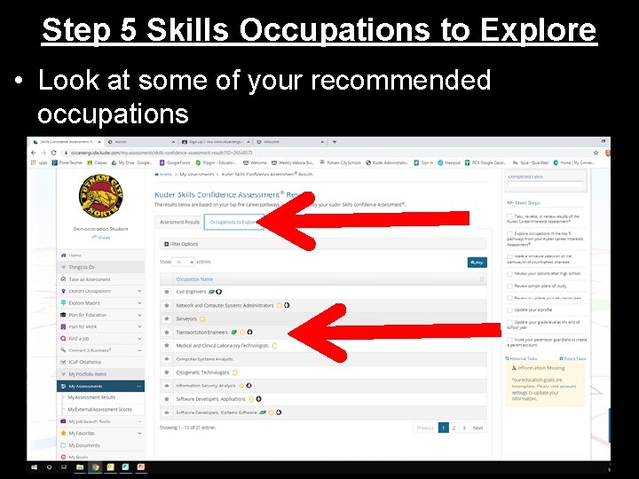 How to Use OKCareer Guide By Mr Gravitt