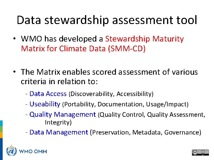 Towards best practice in managing datasets for climate