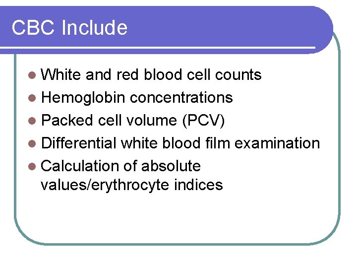 Complete Blood Count Hematology testing represents an important