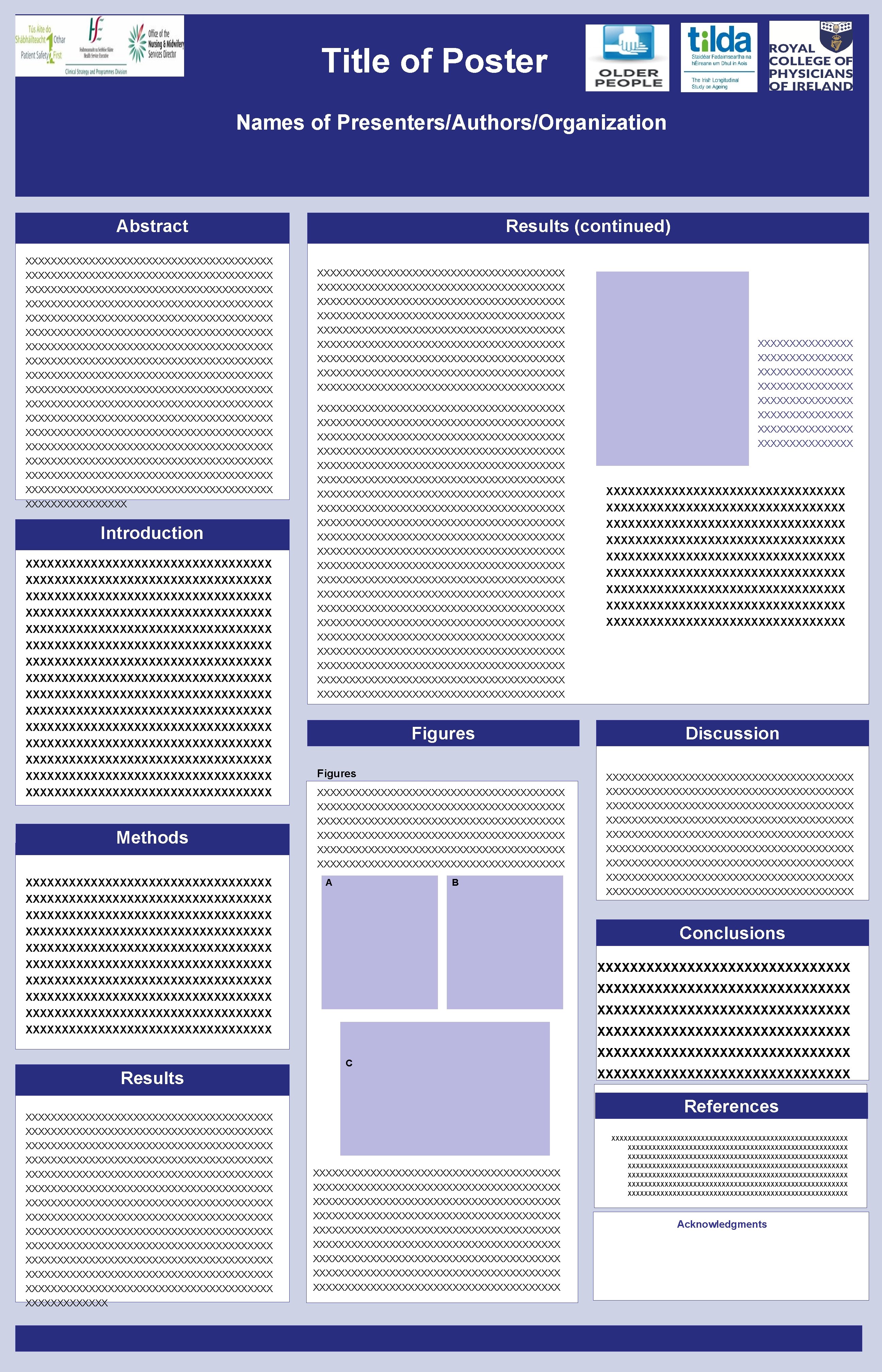 Title of Poster Names of PresentersAuthorsOrganization Abstract Results