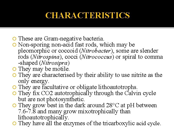 CHAPTER 4 STUDY OF VARIOUS BACTERIAL GROUPS 4