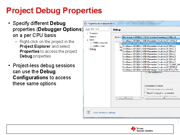 Multicore Debug Basics Embedded Development Tools Starting a