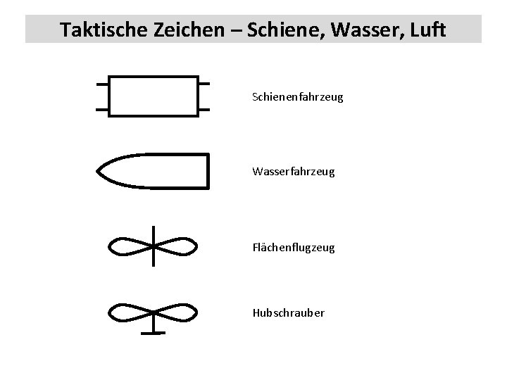 Grafiksammlung Taktische Zeichen fr den Feuerwehrdienst Gem BFV