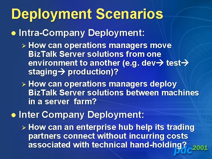 Biz Talk Server 2002 Architecture and Functional Overview