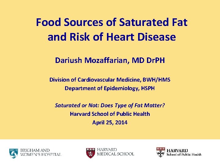 Food Sources of Saturated Fat and Risk of