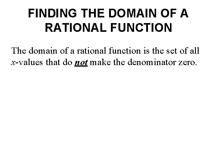 Section 5 2 Section 5 3 Rational Functions