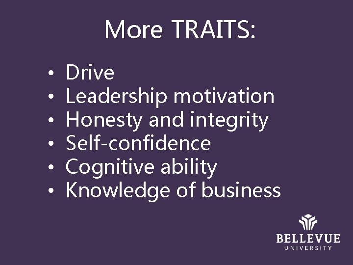 Whats My Type Traits at Work June 9