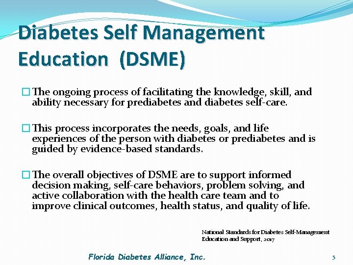 Developing and Sustaining Your Diabetes SelfManagement Program Presenters