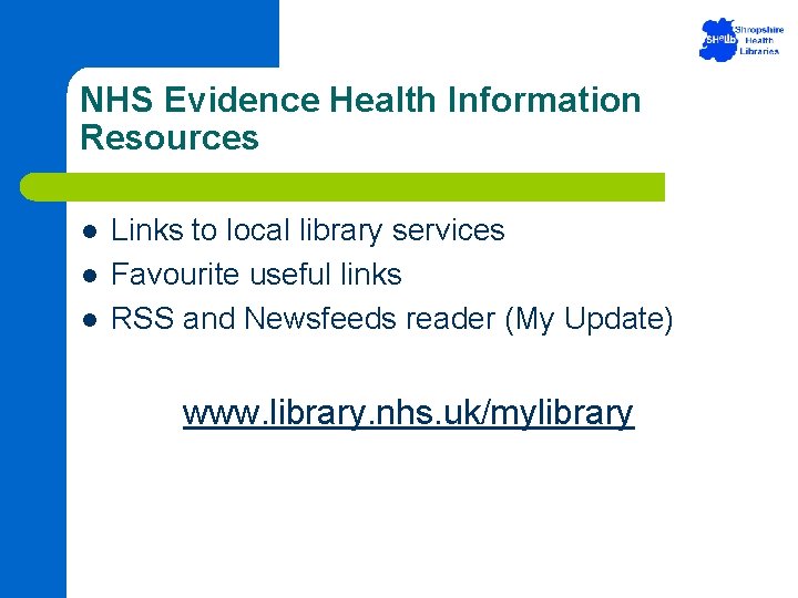 Health Information on the Internet Sabelo Mapasure SCHT