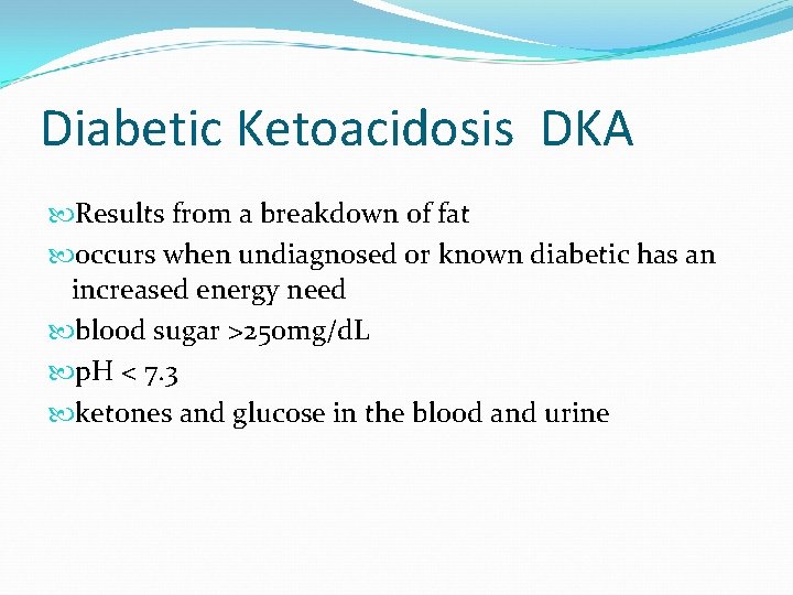 Nursing Care of the Clients with Diabetes Mellitus