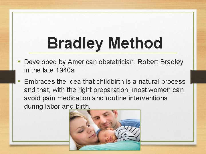 Preparing for Birth Anesthesia In the last trimester