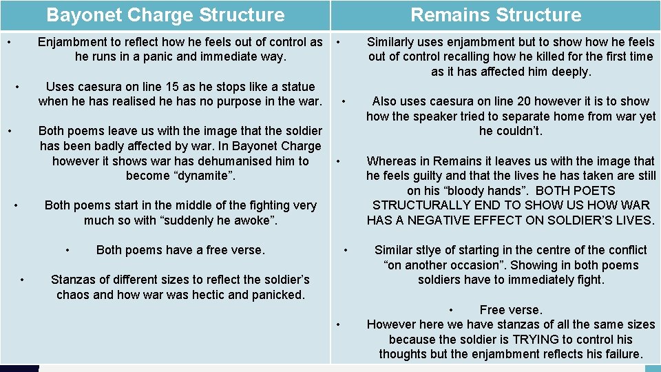 CL Friday 10 th November 2017 Comparing Structure